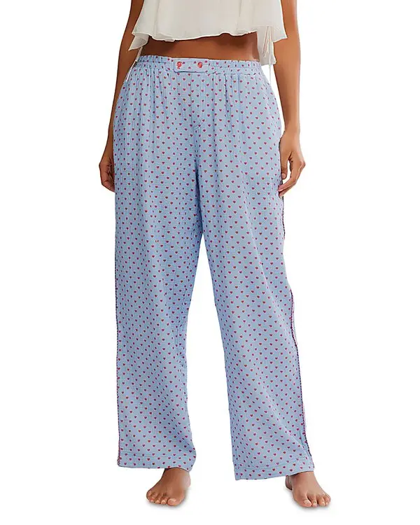 Free People Be Mine Pajama Pants - Blue