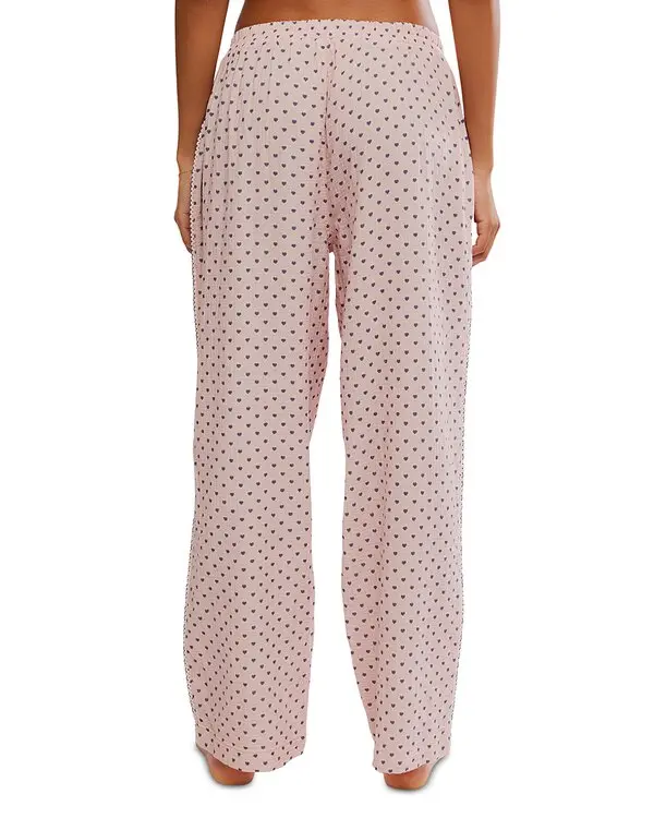 Free People Be Mine Pajama Pants - Pink