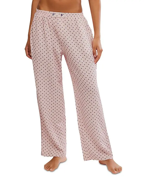 Free People Be Mine Pajama Pants - Pink