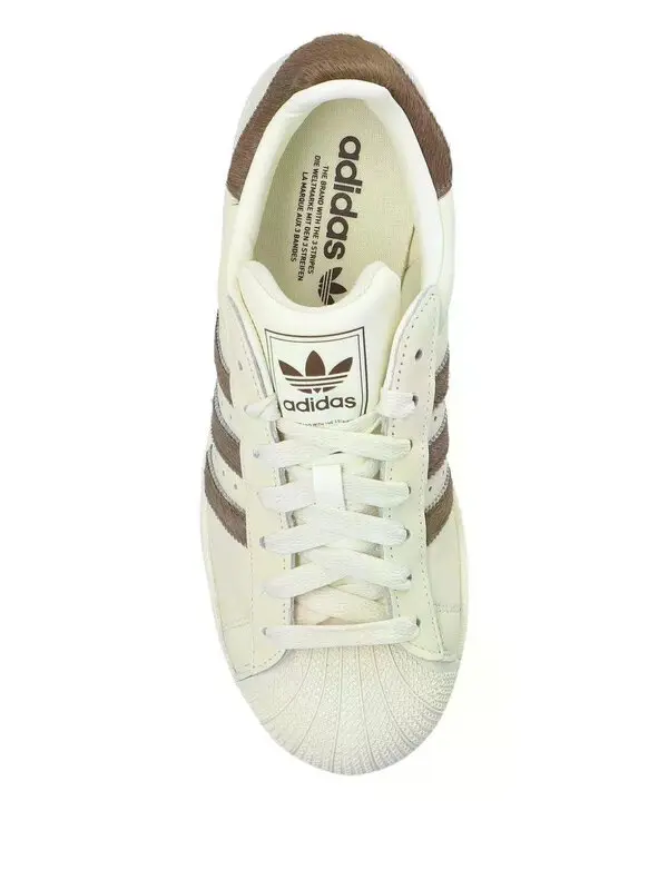 Adidas Superstar Ii Striped Sneakers - Neutrals
