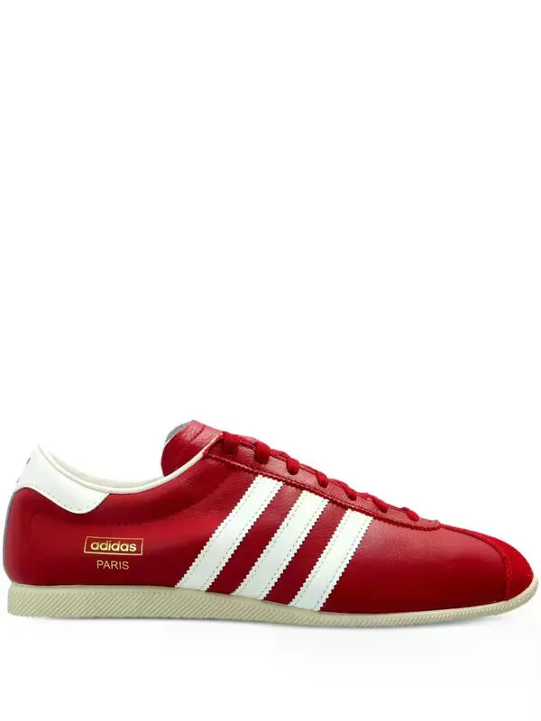 Adidas Paris Stripes Lace-up Sneakers - Red