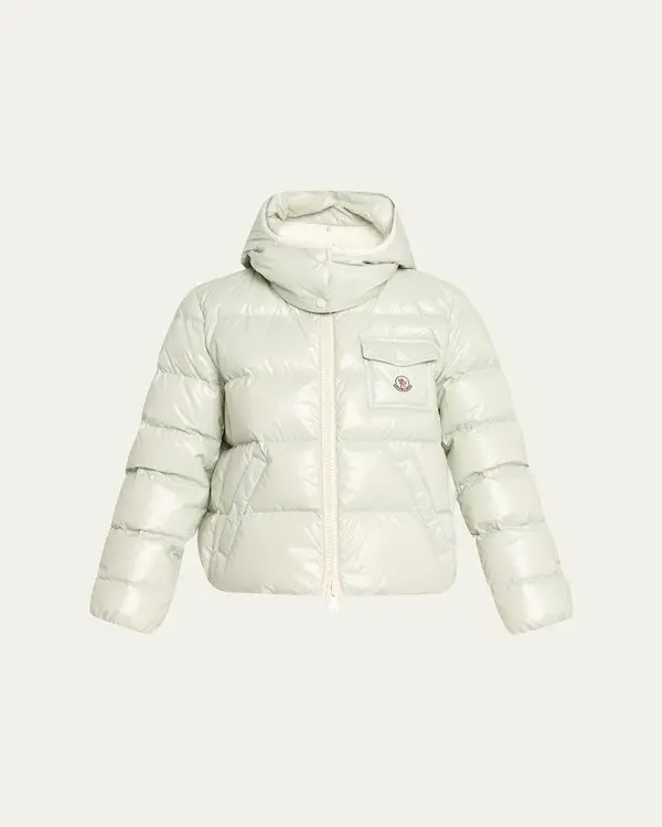 Moncler Andro Hooded Down Jacket - Green