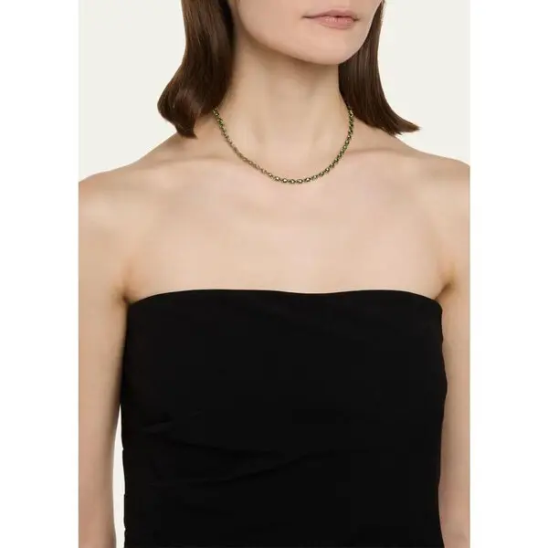 SYDNEY EVAN Tiny Carved Evil Eye Necklace