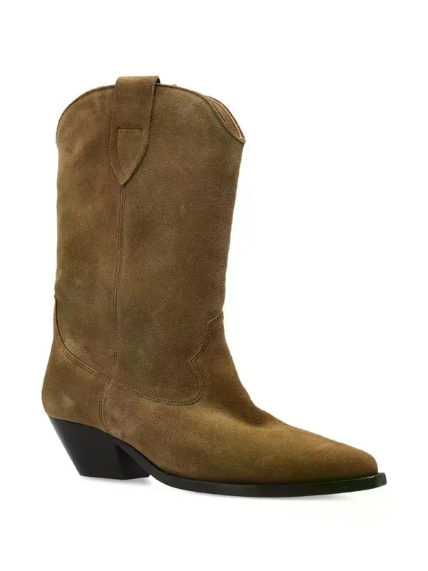 Isabel Marant Duerto Western Boots - Green