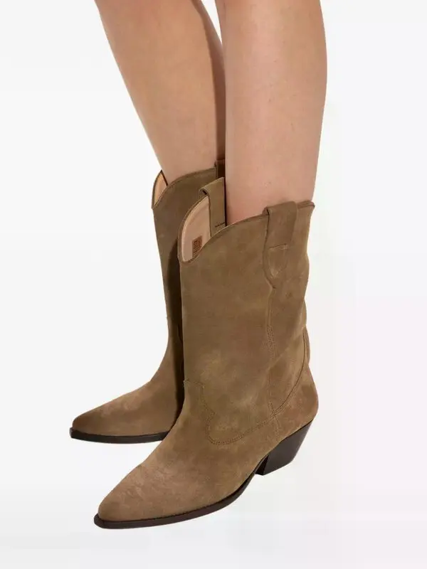 Isabel Marant Duerto Western Boots - Green