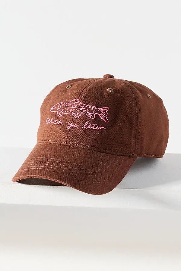 Anthropologie Icons Baseball Cap - Catch Ya Later