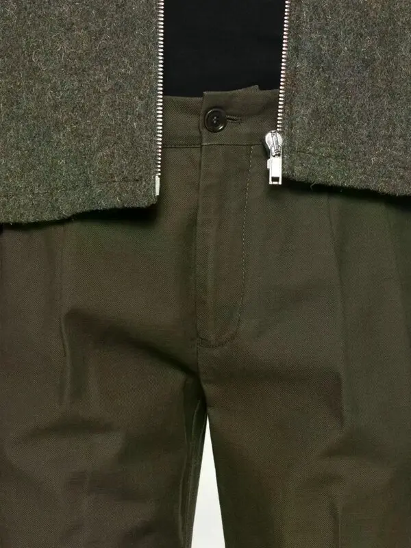 Aspesi Pleated Cotton Trousers