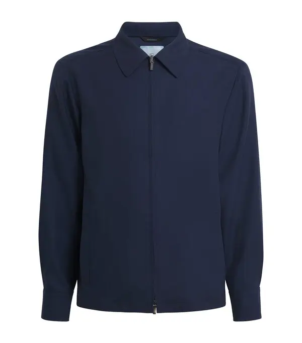 Colombo Cashmere Zip Overshirt