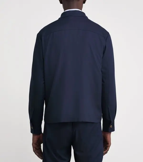Colombo Cashmere Zip Overshirt