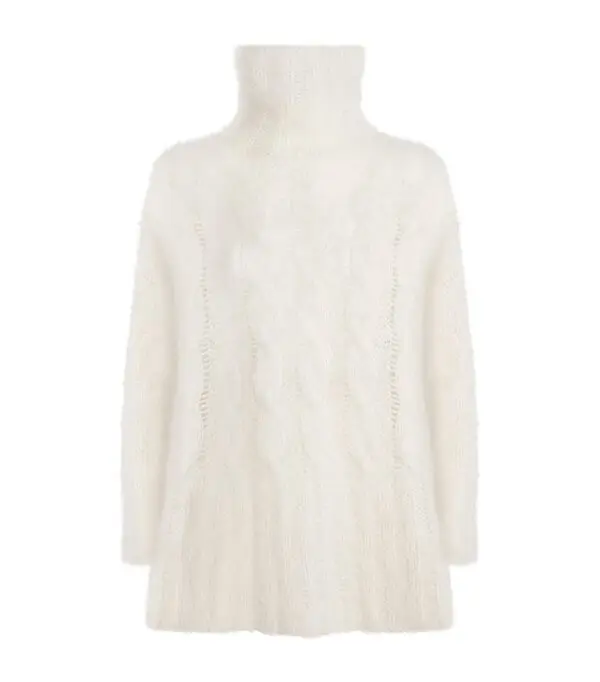 JOSEPH Mohair-blend Fortin Sweater