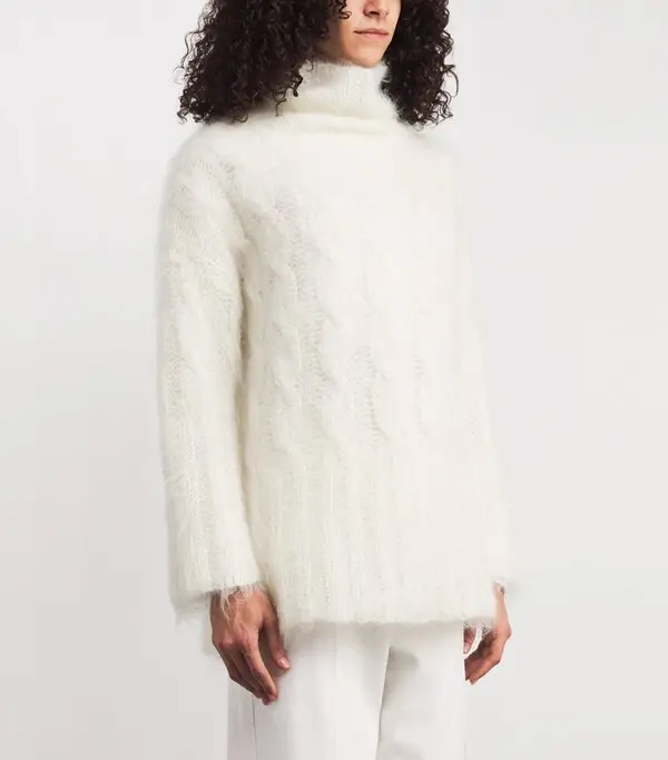 JOSEPH Mohair-blend Fortin Sweater