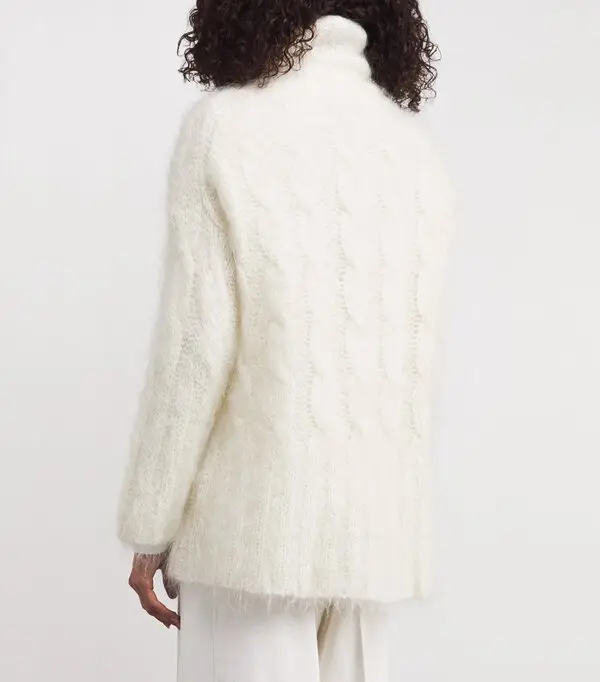 JOSEPH Mohair-blend Fortin Sweater