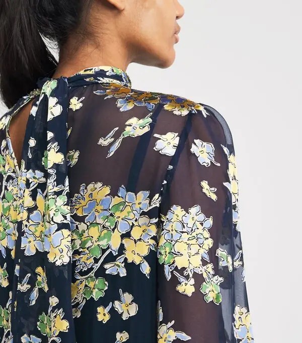 Rixo Anaya Mini Dress - Navy