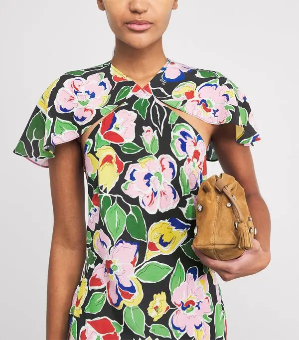 Rixo Silk Aryella Midi Dress
