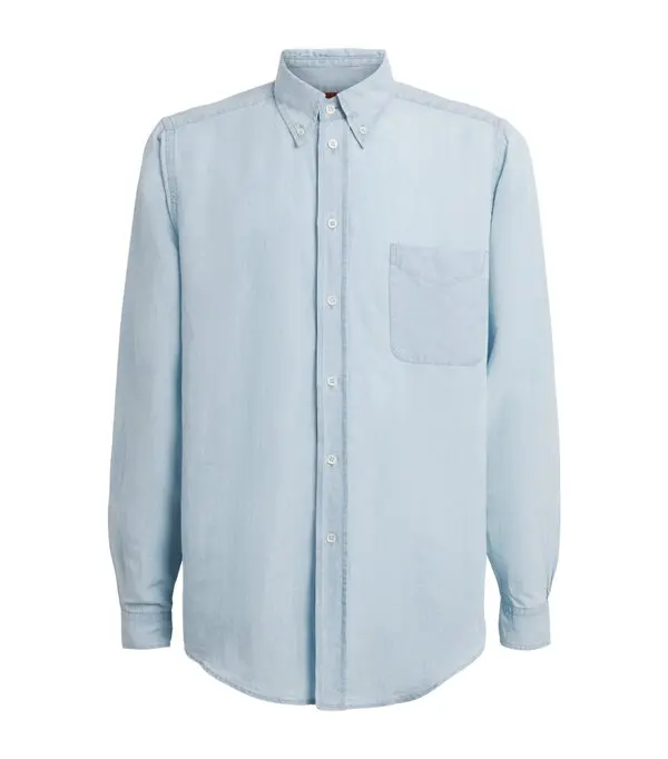 Barena Venezia Denim Button-down Shirt