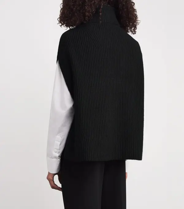 JOSEPH Cashmere-blend Raffet Sweater - Black