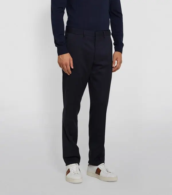 Ralph Lauren Purple Label Wool Gabardine Trousers