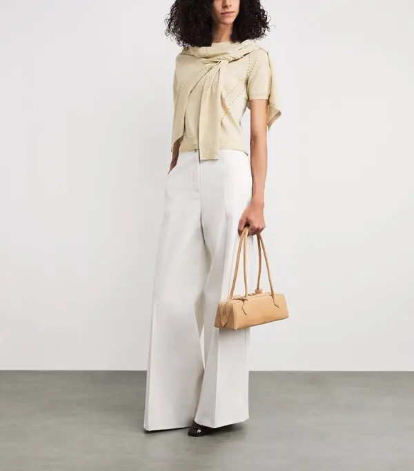 JOSEPH Metallic Lurex Lille Top - Yellow