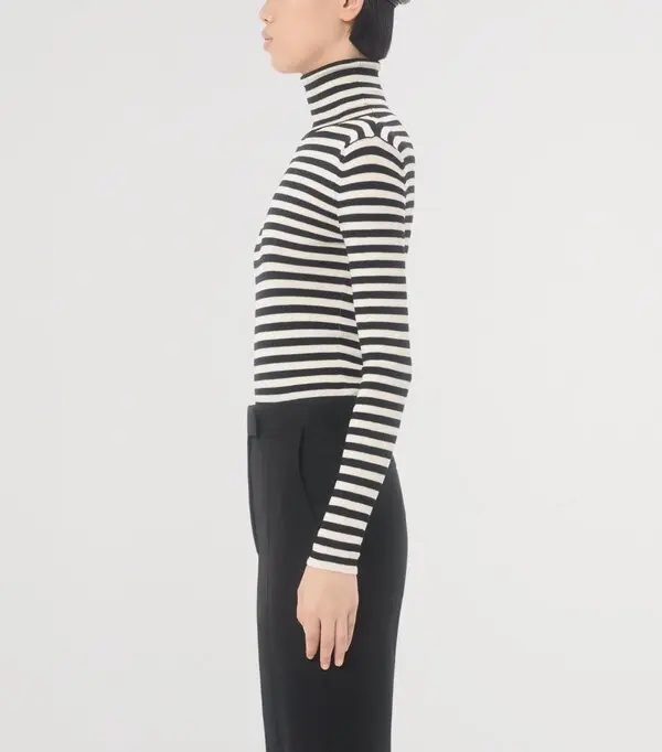 Valentino Garavani Striped Virgin Wool Sweater