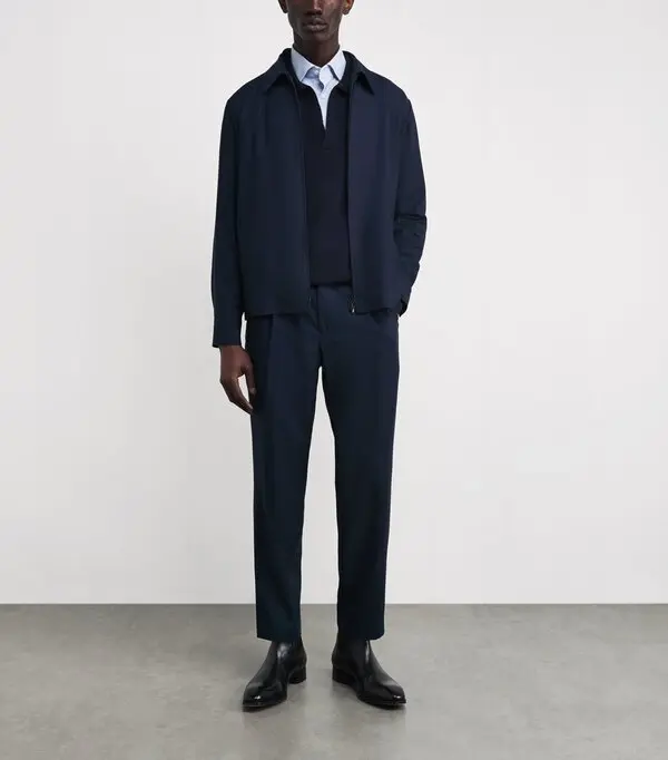 Colombo Cashmere Zip Overshirt