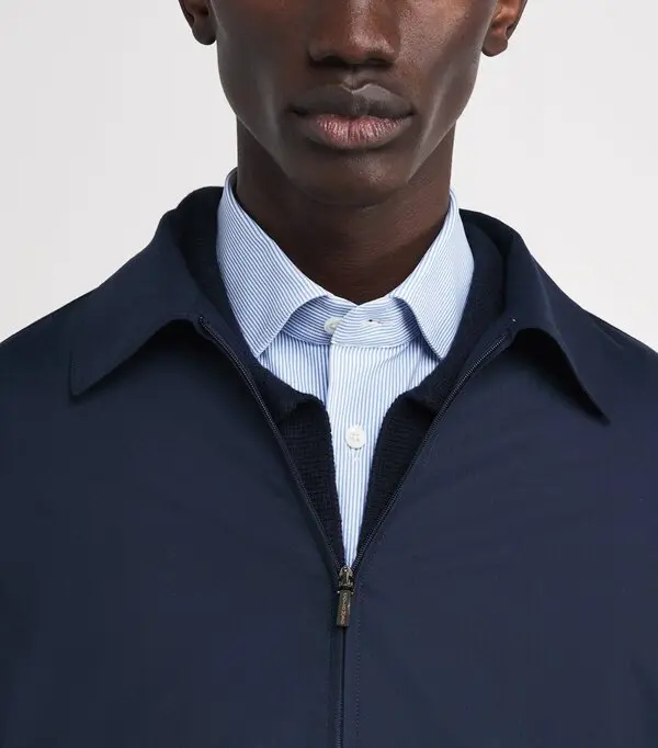 Colombo Cashmere Zip Overshirt