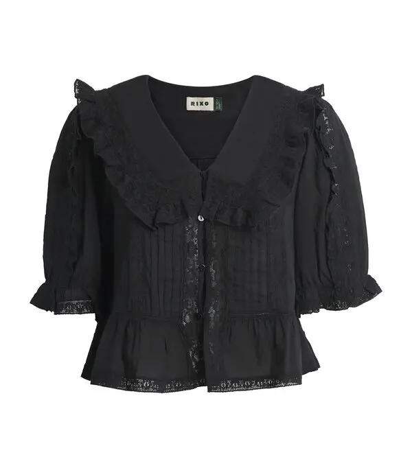Rixo Cotton Ellery Blouse
