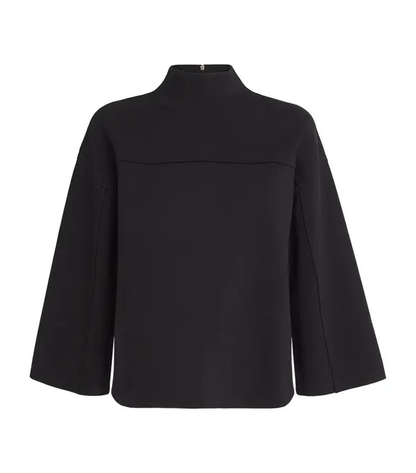 JOSEPH Larrey Milano Knit Compact Sweater - Black