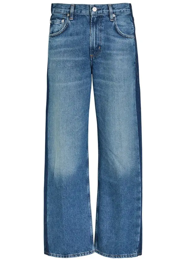 Citizens Of Humanity Lindz Relaxed Straight-leg Jeans - Blue