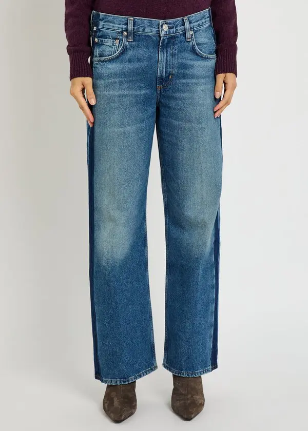 Citizens Of Humanity Lindz Relaxed Straight-leg Jeans - Blue