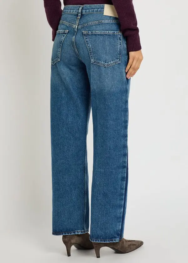 Citizens Of Humanity Lindz Relaxed Straight-leg Jeans - Blue