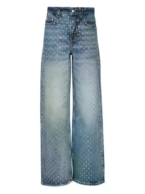 Monse Crystal-studs Embellished Jeans