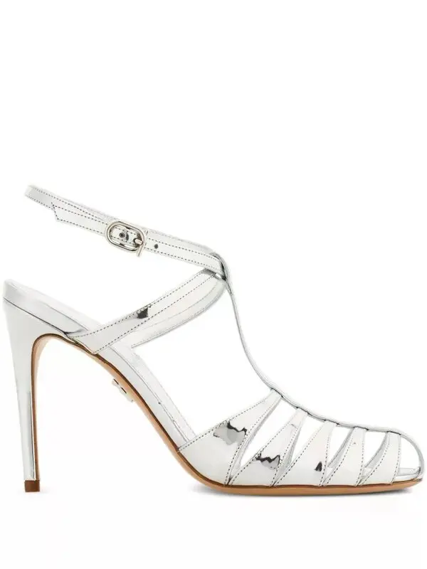 FERRAGAMO 90mm Cage Stiletto Sandals