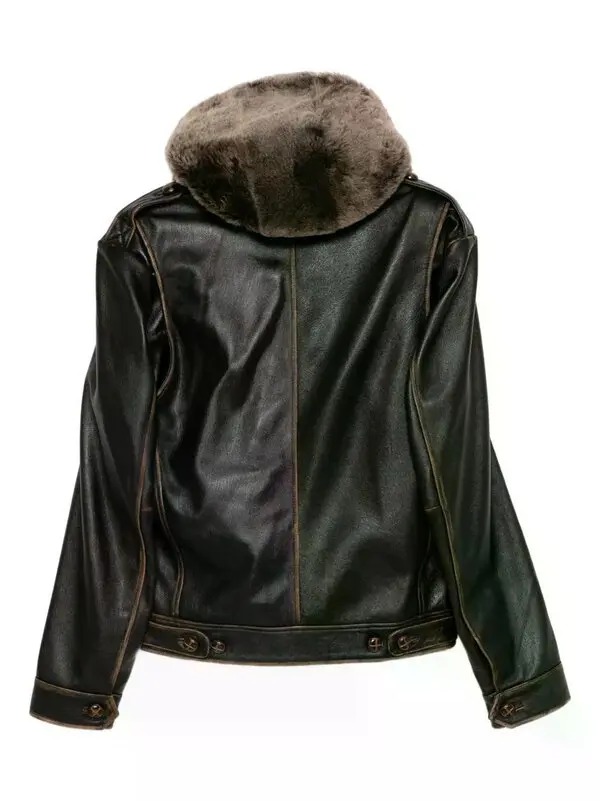 Monse Leather Bomber Jacket