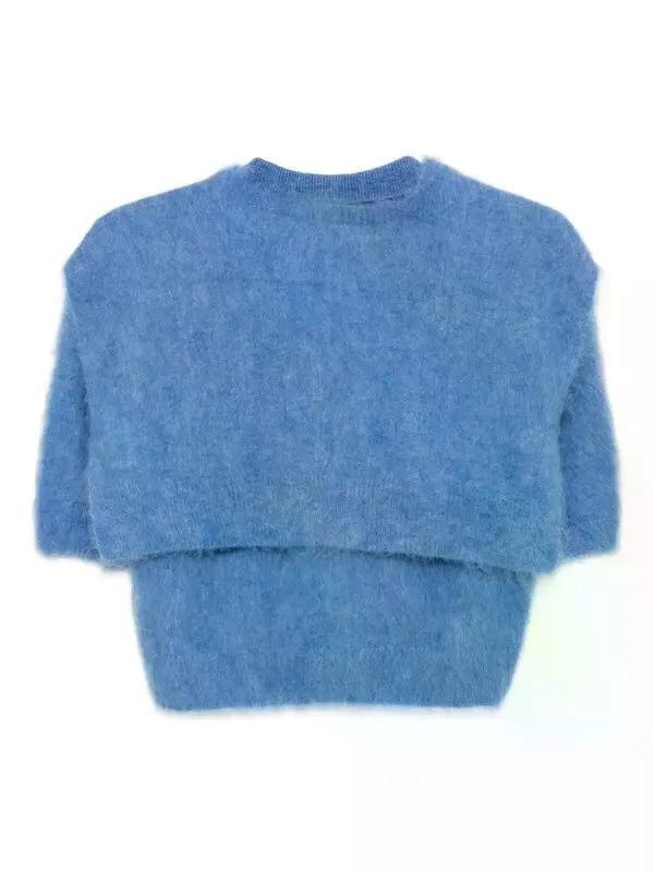 Monse Knitted Scarf Top