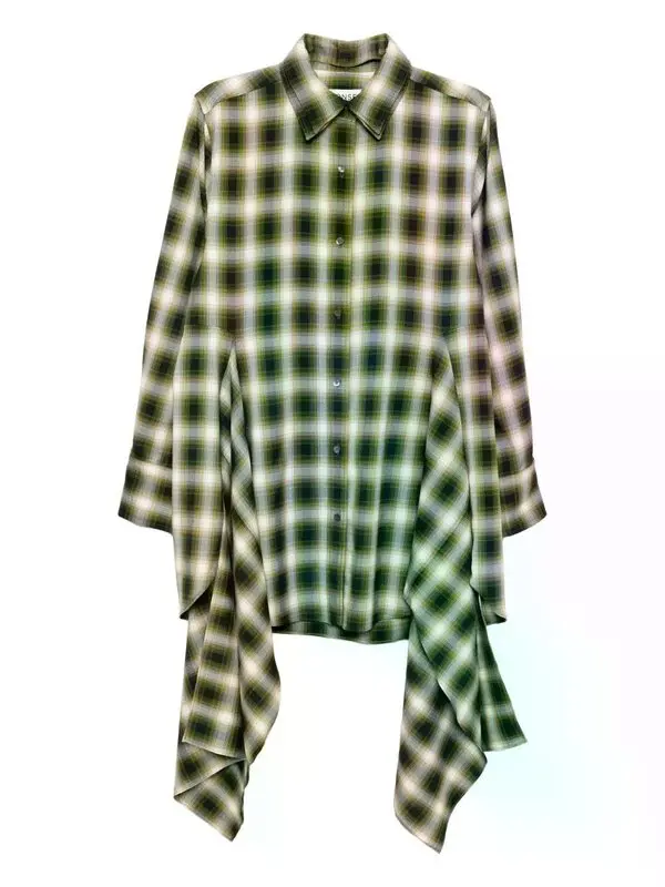 Monse Plaided Shirt Dress