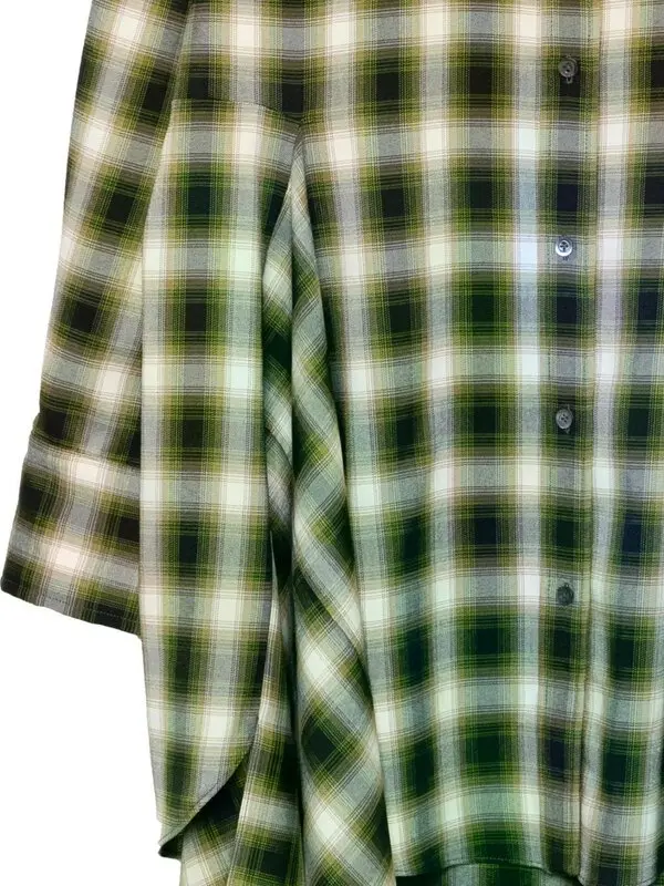 Monse Plaided Shirt Dress