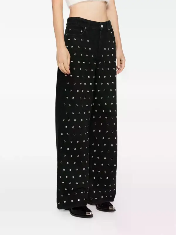 Monse Eyelet-embellished Jeans