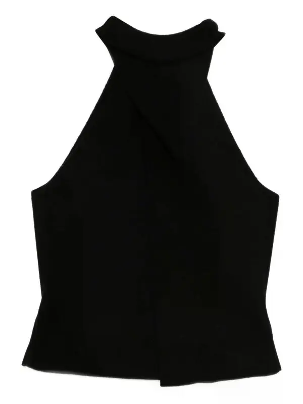 Monse Twisted Roll Neck Top