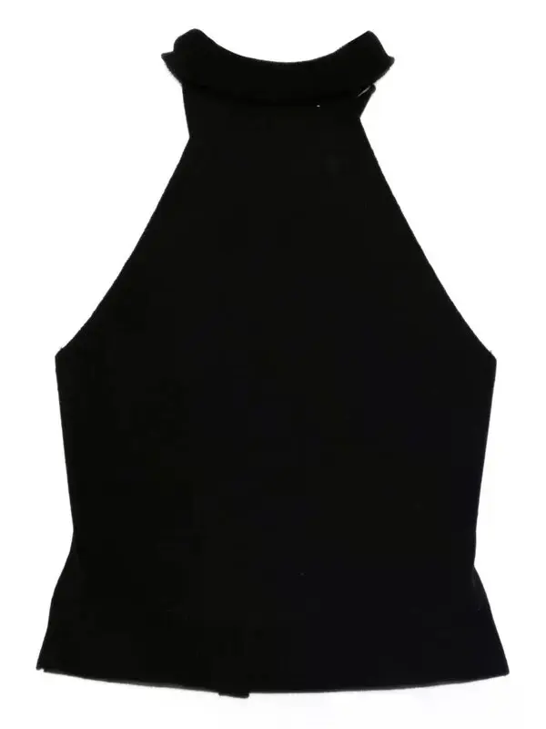 Monse Twisted Roll Neck Top