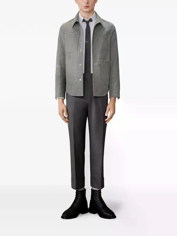 Thom Browne Houndstooth Shirt Jacket