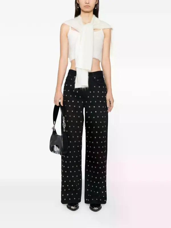 Monse Eyelet-embellished Jeans