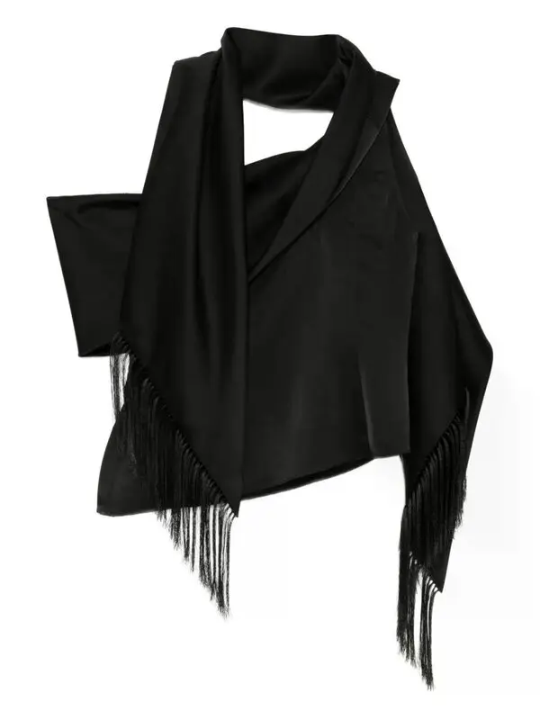 Monse Asymmetric Scarf Top