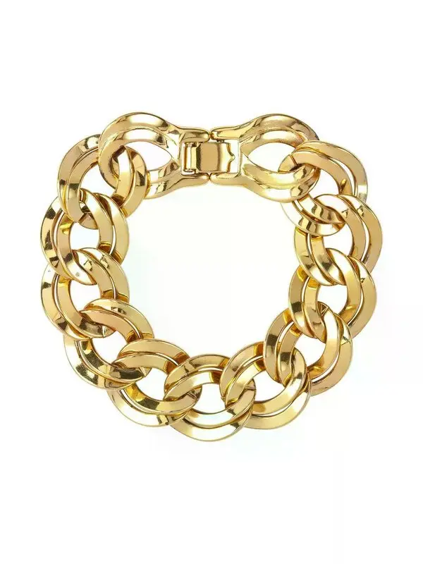 SUSAN CAPLAN 1980s Monet Chain-link Bracelet - Gold