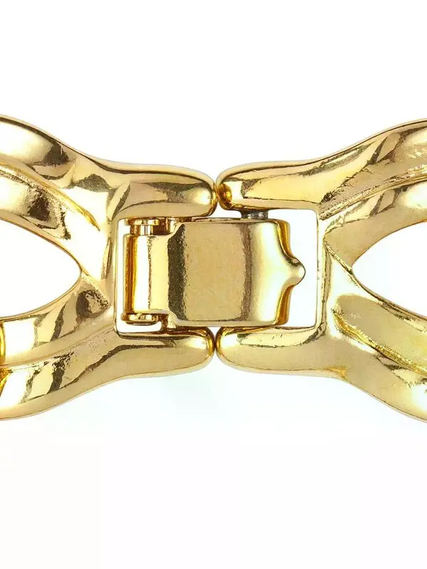SUSAN CAPLAN 1980s Plated Chain-link Bracelet