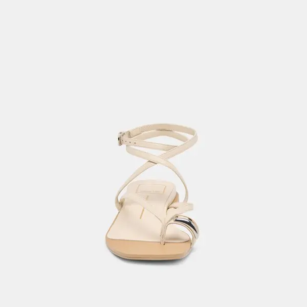 DOLCEVITA Tyrice Strappy Sandals - Bone Leather