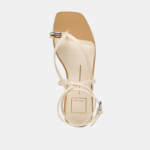 DOLCEVITA Tyrice Strappy Sandals - Bone Leather