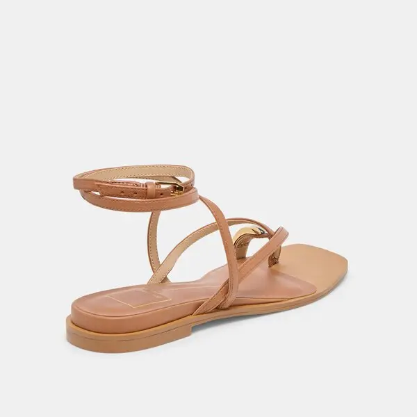 DOLCEVITA Tyrice Strappy Leather Sandals - Espresso Leather