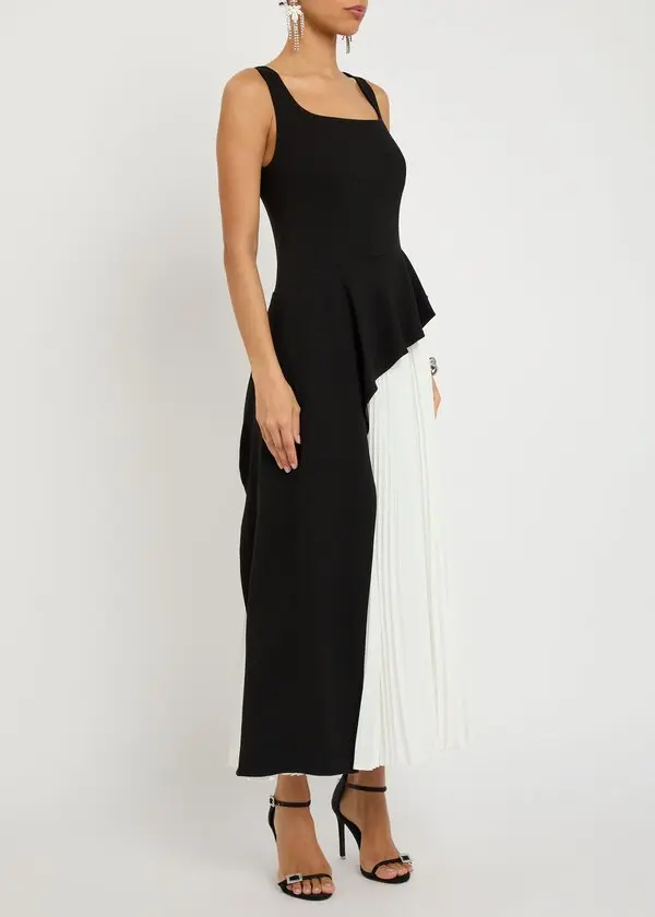 Simkhai Zayla Color-blocked Maxi Dress - Black