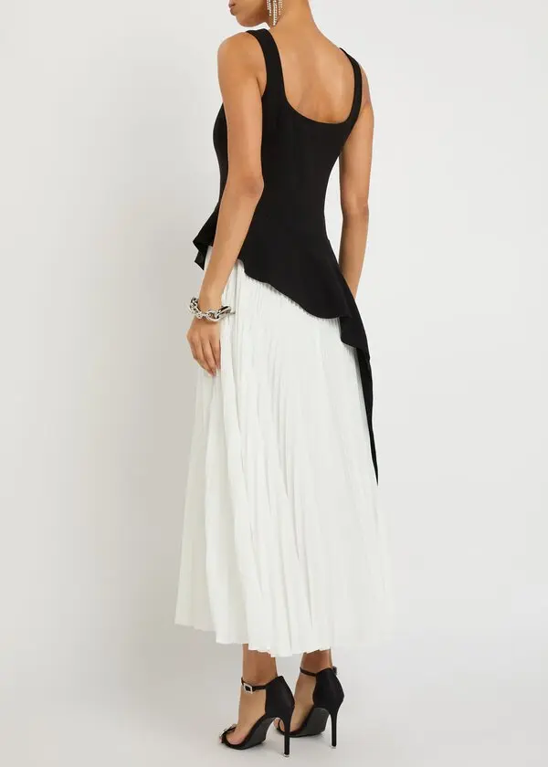 Simkhai Zayla Color-blocked Maxi Dress - Black