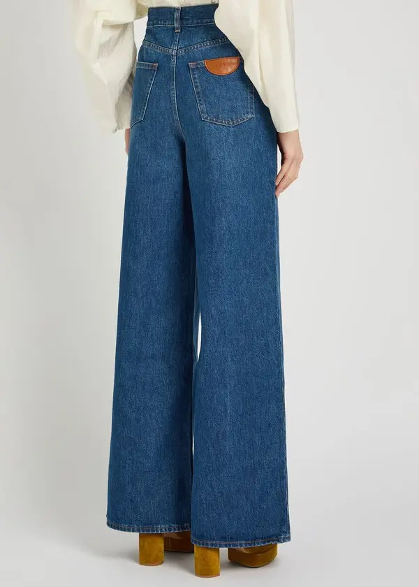 Chloé High-rise Wide-leg Jeans